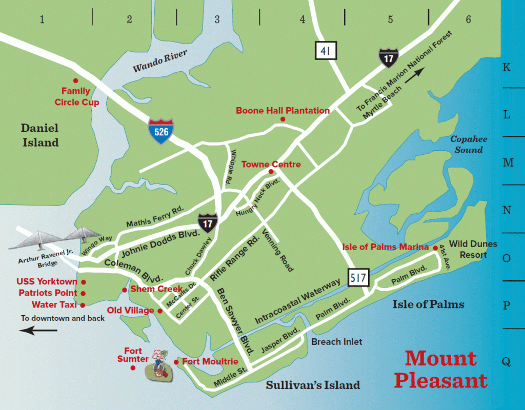 Charleston SC Maps - Traveler Mag
